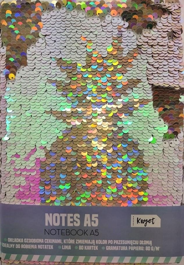 Kayet Notes A5 Cekinowy Ananas - Ceny i opinie - Ceneo.pl