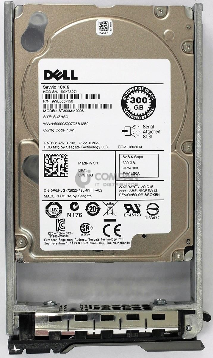 Dysk serwerowy Dell 300Gb 10K 6G Sas 2.5 Sff Hot-Swap (Pghjg) - Opinie ...