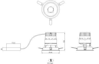 Es-System Es System Es System Geco Midi 2 140.Led 840 2300Lm Silver 36 ...