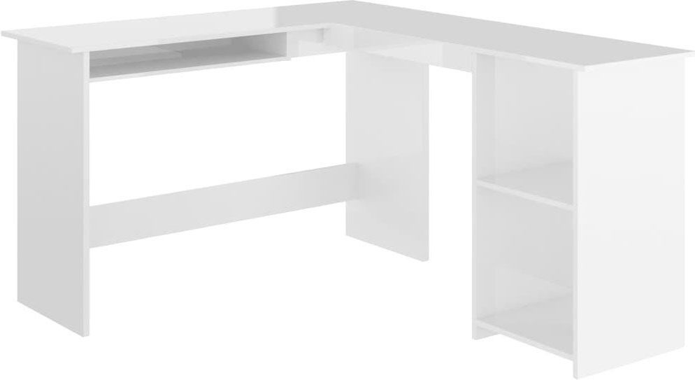 Białe Biurko Z Połyskiem Do Biura Merfis 4X - Ceny i opinie - Ceneo.pl