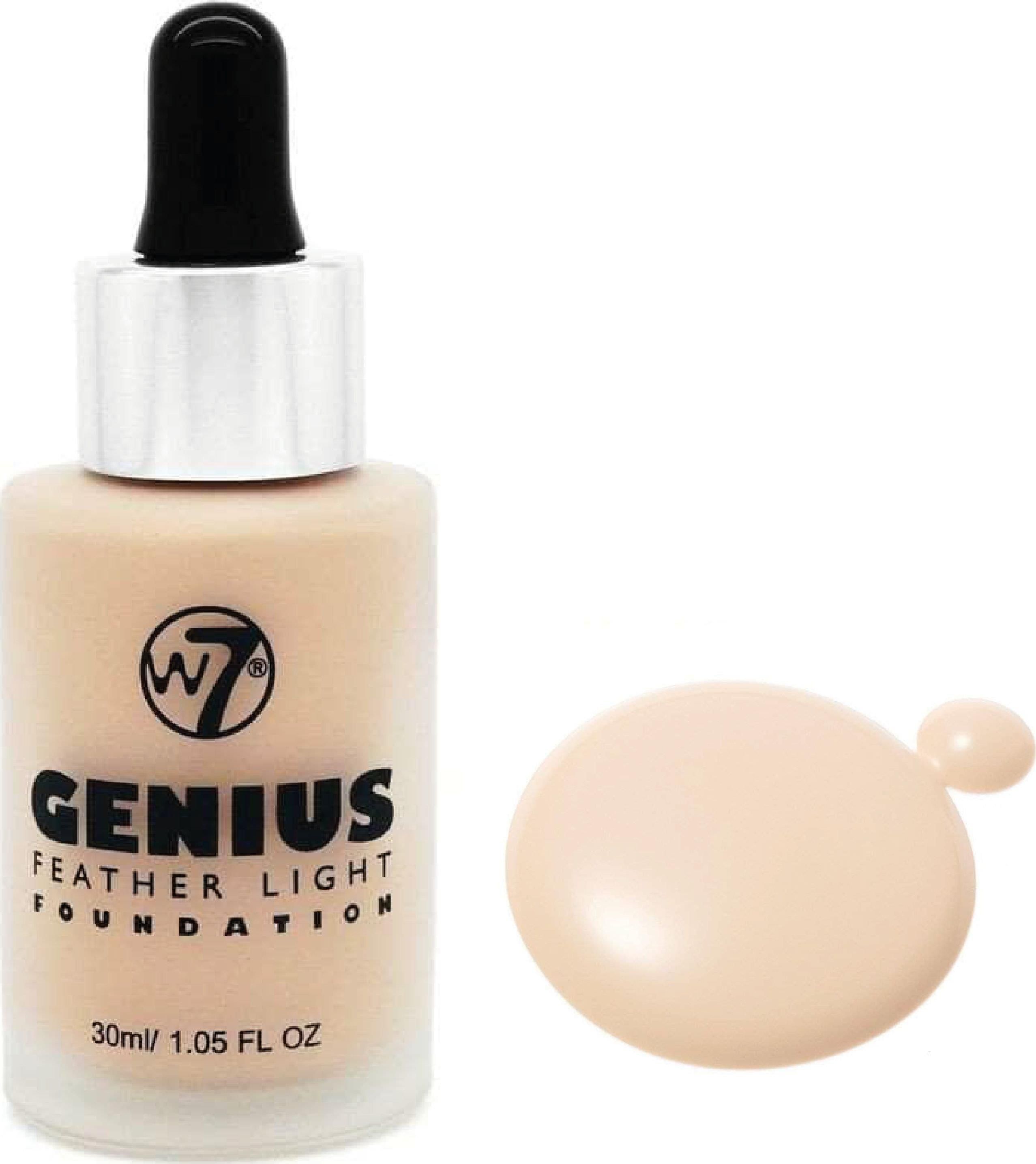 W7 GENIUS Foundation LEKKI PODKŁAD W PŁYNIE Buff - Opinie i ceny na ...