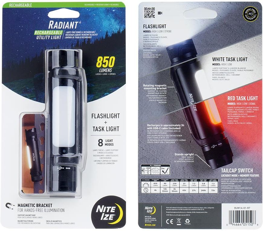 Latarka Nite Ize Akumulatorowa Led Radiant Rechargeable Utility Light ...