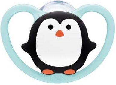 Nuk Smoczek Uspokajający Space Silikon 18-36M Pingwin - Ceny i opinie - Ceneo.pl