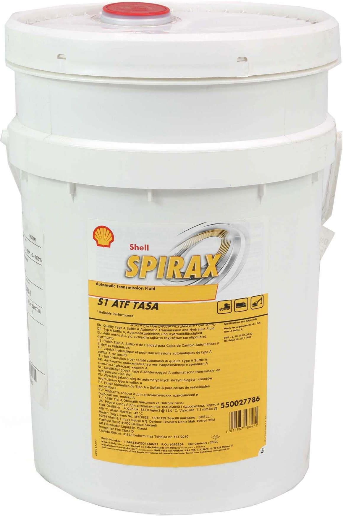 Shell Spirax S1 Atf Tasa 20L - opinie i ceny na Ceneo.pl