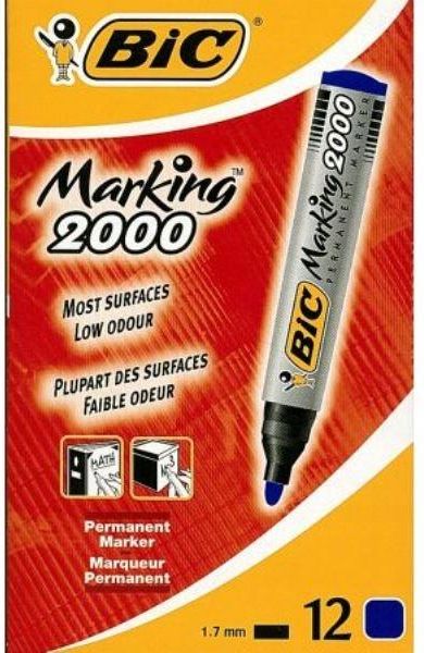 Bic Marking 2000 Marker Niebieski 12szt. - Ceny i opinie - Ceneo.pl