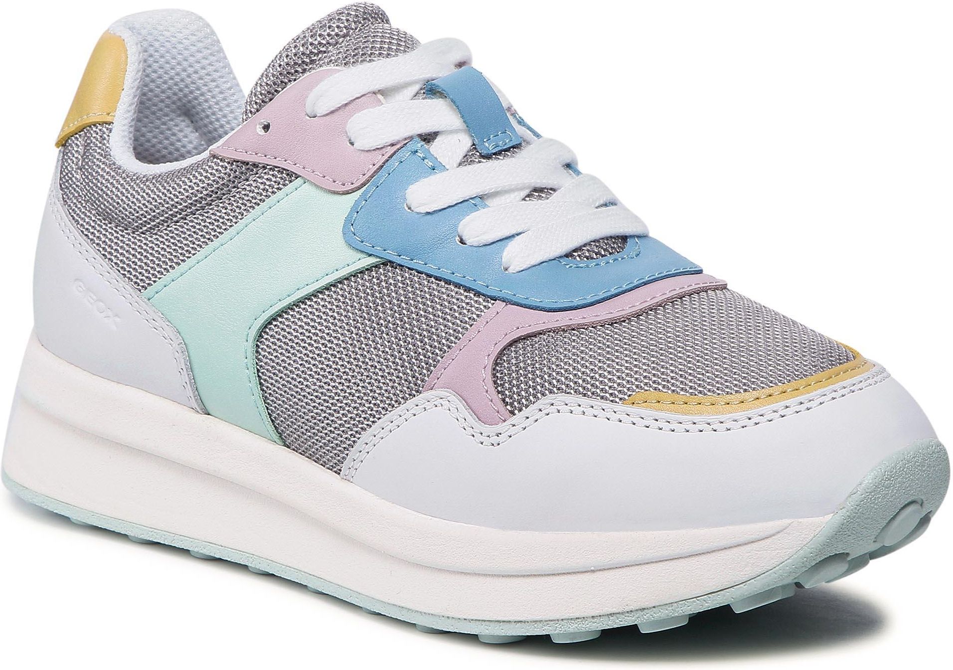 Sneakersy GEOX - D Runntix B D25RRB 01485 C1303 Lt Grey/White - Ceny i ...
