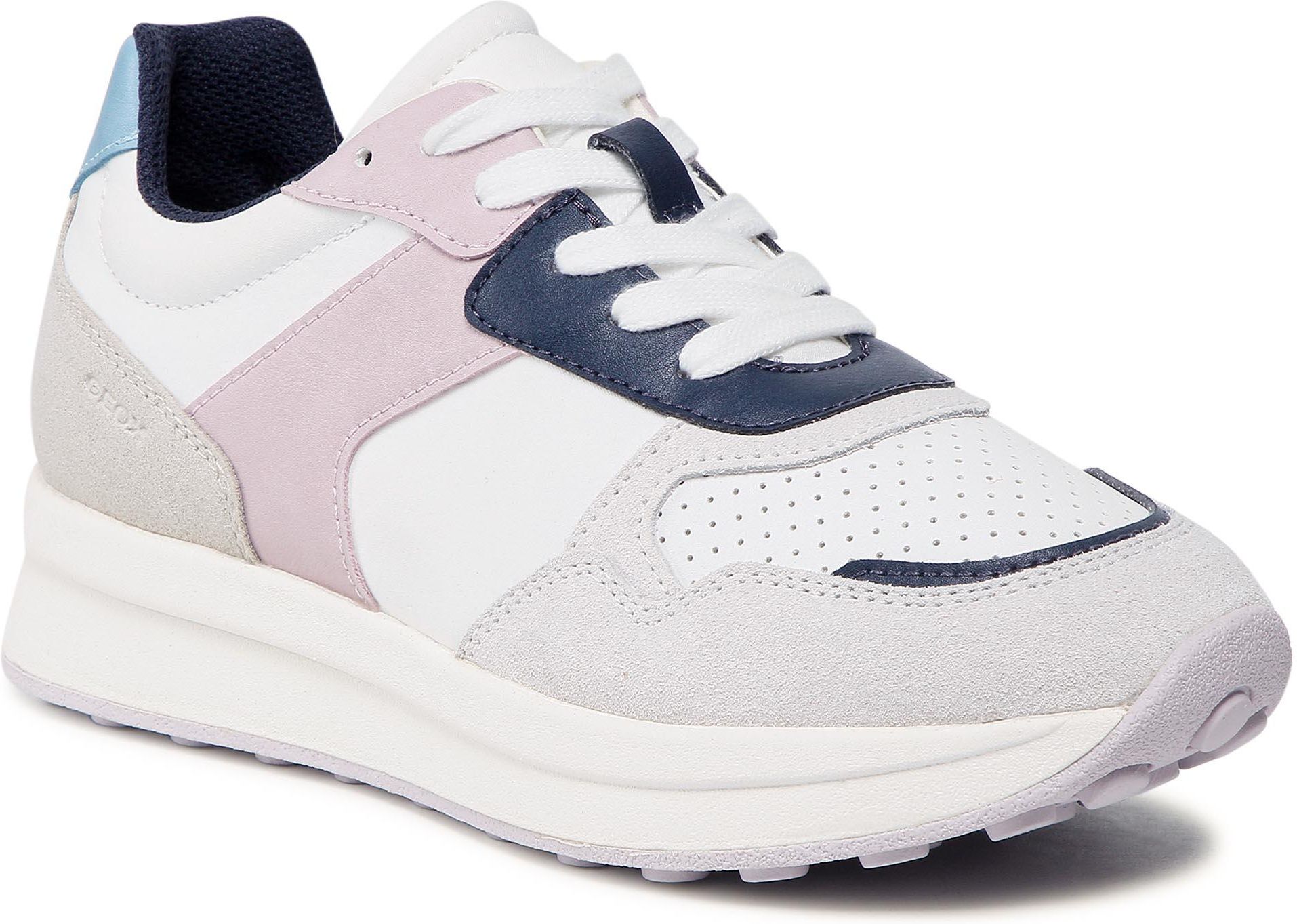 Sneakersy GEOX - D Runntix B D25RRB-01122 C1Z8W White/Lt Rose - Ceny i ...