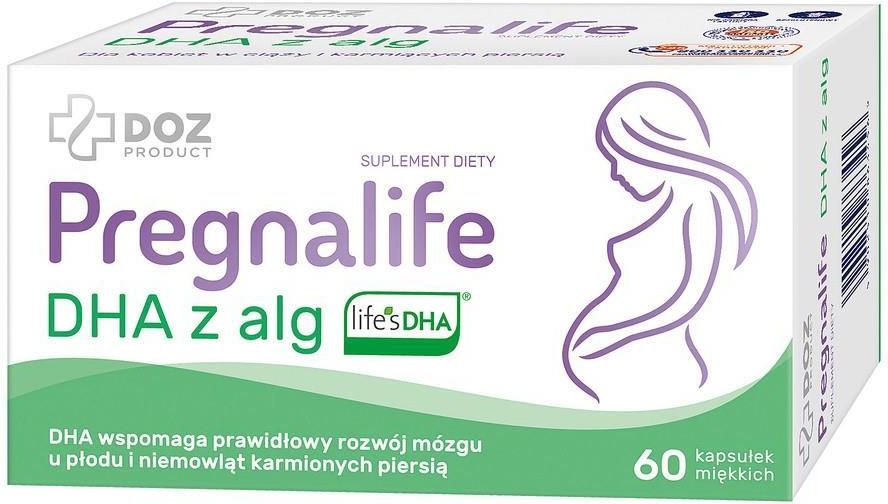 DOZ PRODUCT Pregnalife DHA z alg, 60 kaps. - Opinie i ceny na Ceneo.pl