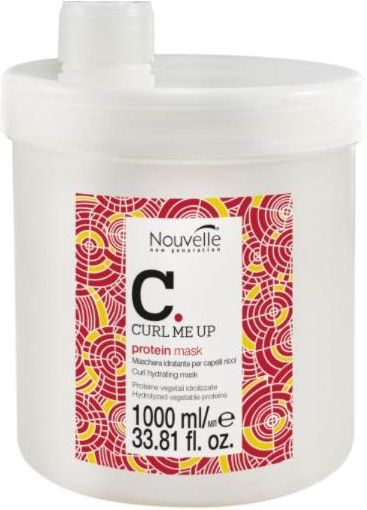 Maska do włosów Nouvelle Curl me up maska proteinowa 1000ml - Opinie i ceny na Ceneo.pl