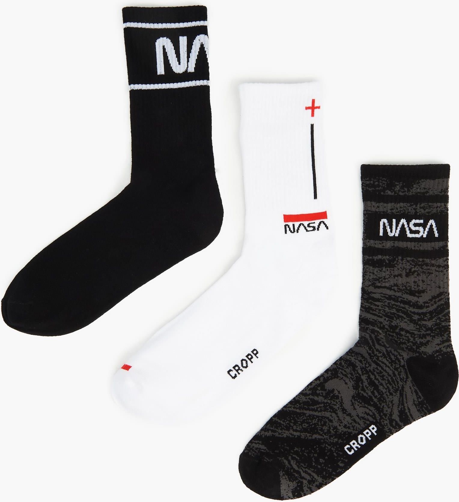 Cropp - 3 pack skarpet NASA - Czarny - Ceny i opinie - Ceneo.pl
