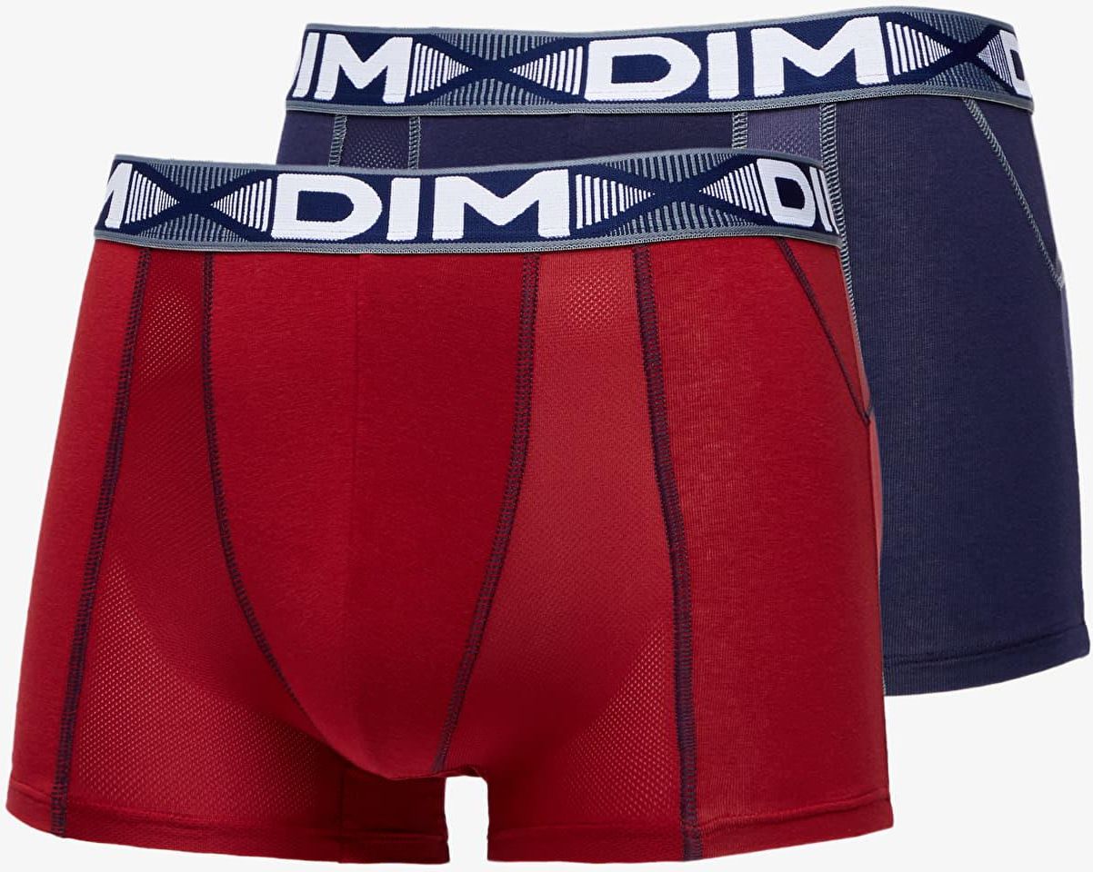 DIM Boxer 2-Pack 3D Flex Air Red/ Blue - Ceny i opinie - Ceneo.pl
