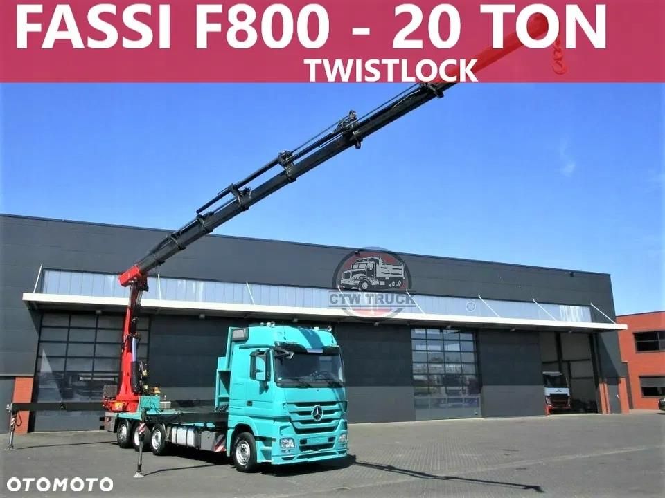 Mercedes-Benz Actros 2555/FASSI F800 , 80 t/m , Tw - Opinie i ceny na ...