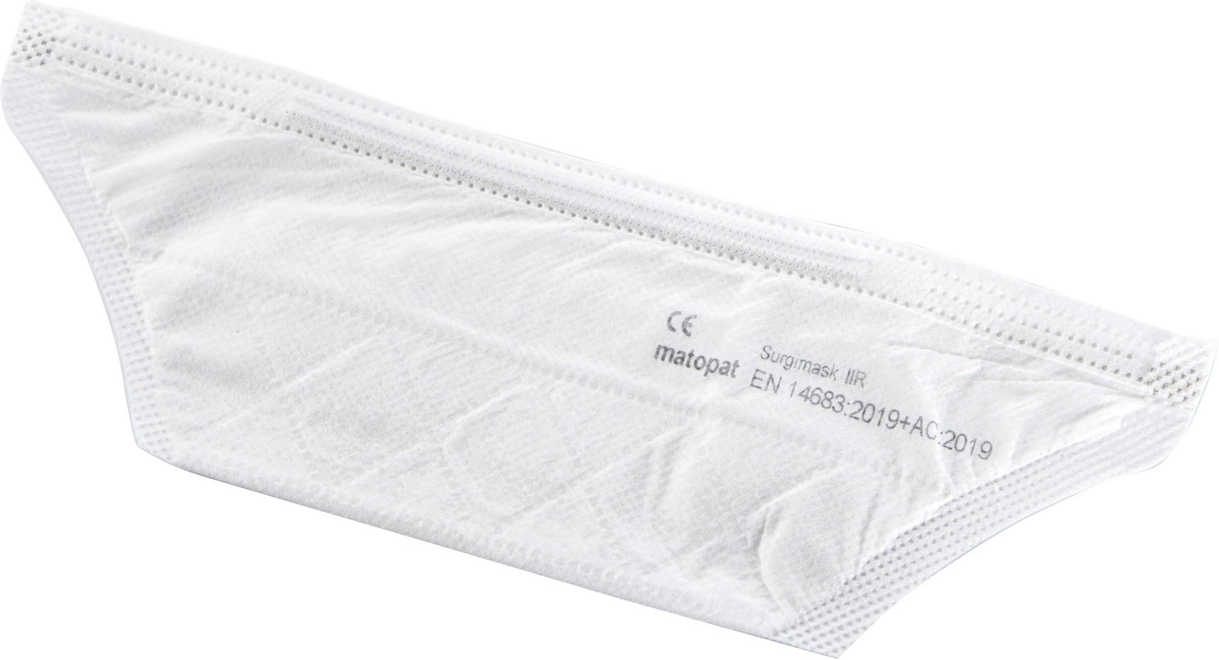 Matopat Maski jednorazowe medyczne Półmaski filtrujące Surgimask 20 szt ...