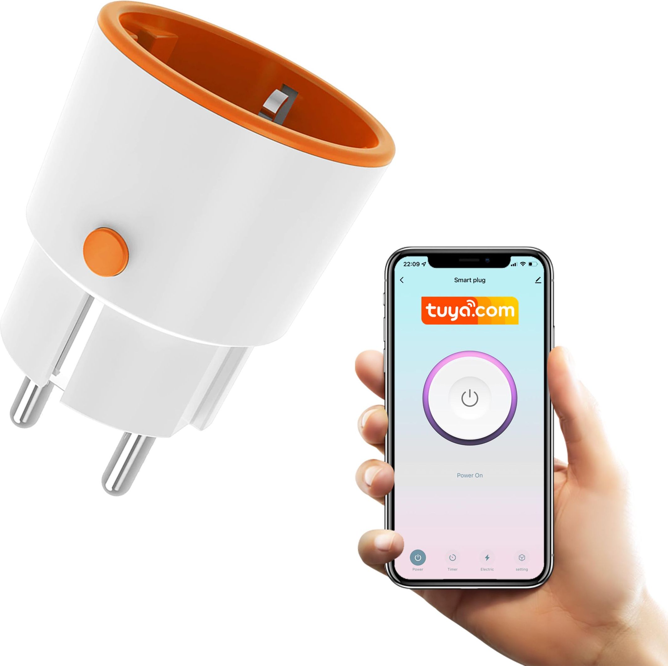 System domotyki Tuya Gniazdko ZigBee 3680W z pomiarem prądu NAS-WR01B - Opinie i ceny na Ceneo.pl