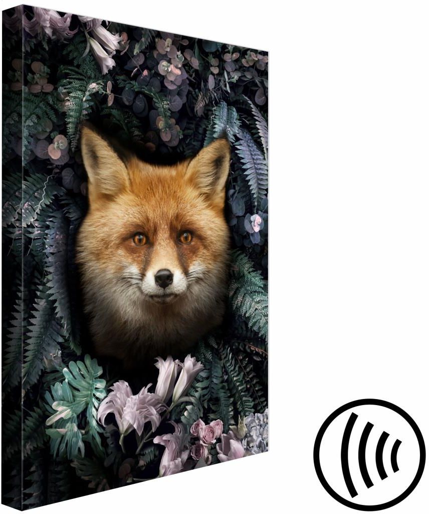 BIMAGO OBRAZ LIS W KWIATACH (1-CZĘŚCIOWY) PIONOWY - Opinie i atrakcyjne ...