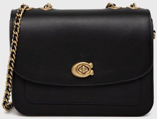Coach torba skórzana kolor czarny - Ceny i opinie - Ceneo.pl