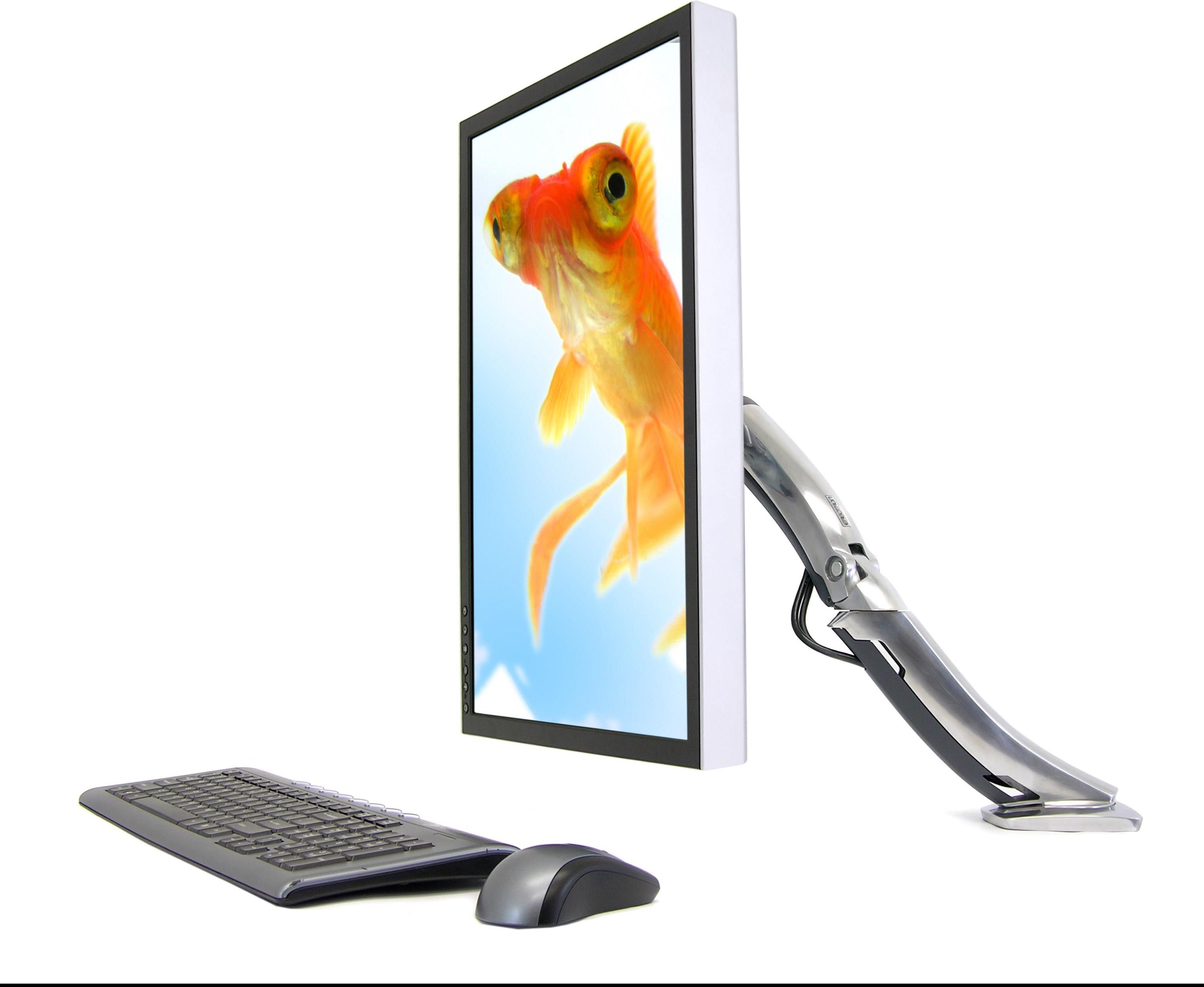 Ergotron MX Desk Monitor Arm polerowane aluminium (45-214-026) - opinie ...