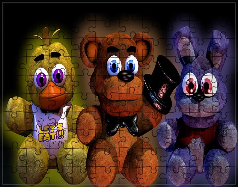 Puzzle FNAF Five Nights at Freddy's - Ceny i opinie - Ceneo.pl
