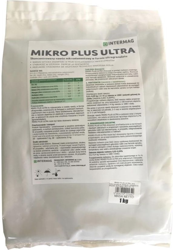 Nawóz Intermag Mikro Plus Ultra 1kg - Ceny i opinie - Ceneo.pl