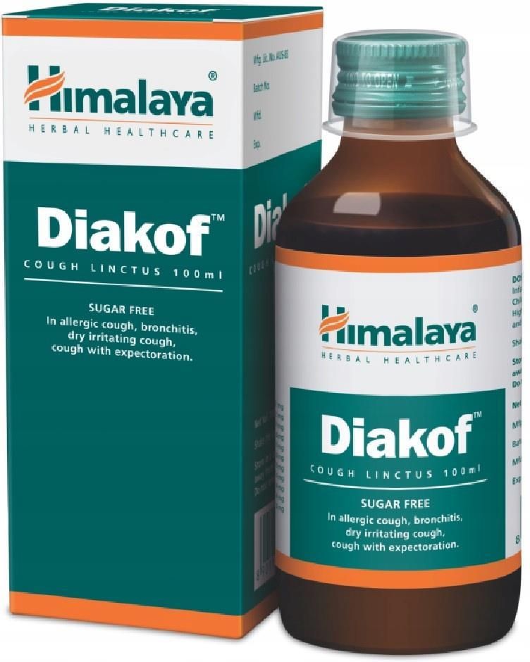 Himalaya Diakof Syrup 100ml (8901138500627) - Opinie i ceny na Ceneo.pl
