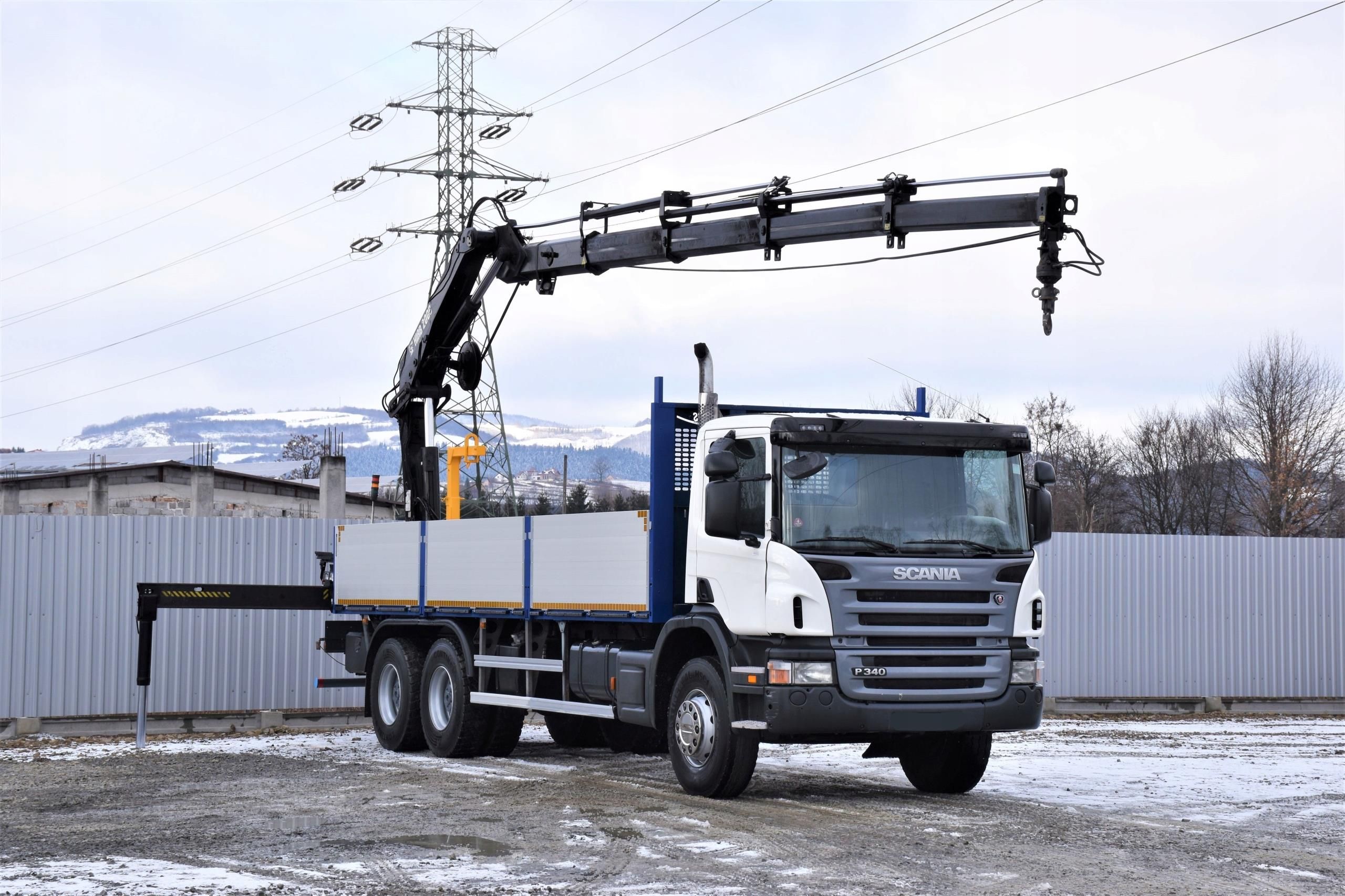 Scania P340 Skrzynia 7,20m + HIAB 200C-4+PILOT/6x4 - Opinie i ceny na ...