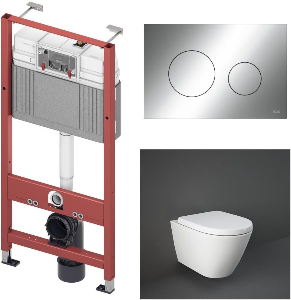 Zestaw podtynkowy Rak Resort Rimless Tecebase + Loop New Chrom (GSRESNOR+TB+9240921) - Opinie i ...