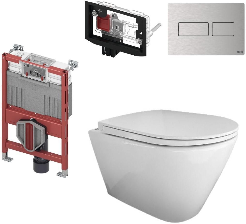 Zestaw podtynkowy Rak Resort Rimless Slim Tece 82 Cm + Solid (GSRESSLM+T82+9240430+K) - Opinie i ...