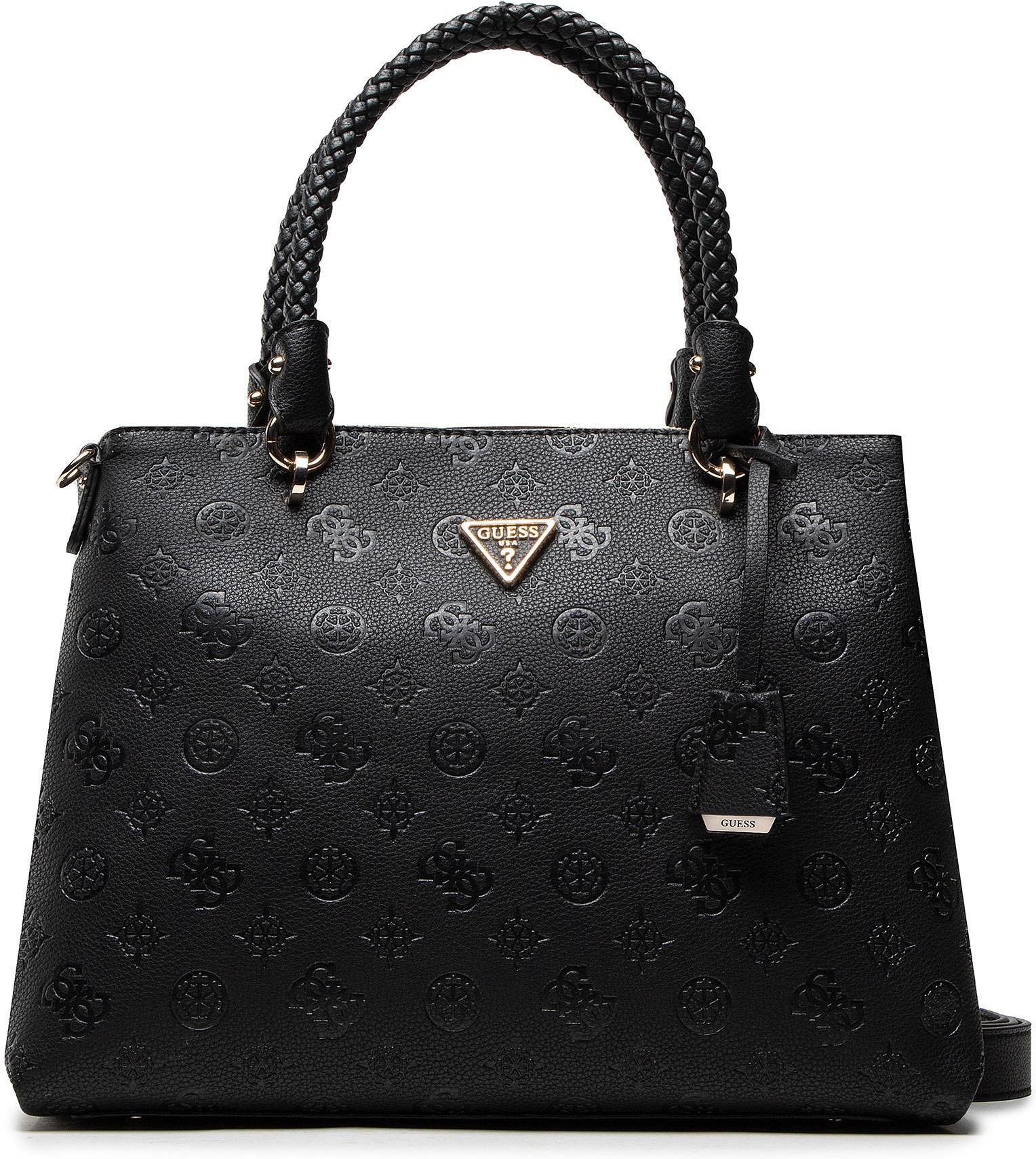 Torebka GUESS - Helaina Society Carryall HWPG84 03100 BLA - Ceny i ...