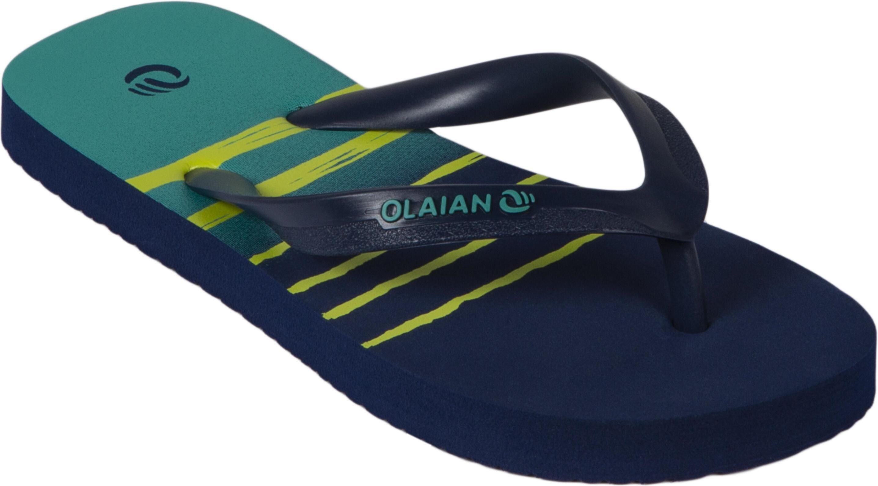 OLAIAN Japonki plażowe dla dzieci Olaian 120 Stripy - Niebieski - Ceny ...