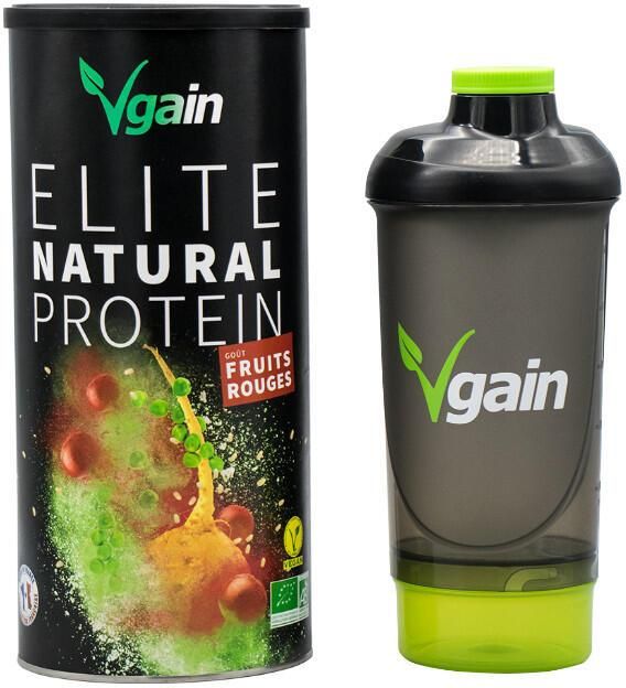 Odżywka białkowa Vgain Protein Vegan & Bio 750g + Shaker Czarny - Ceny ...