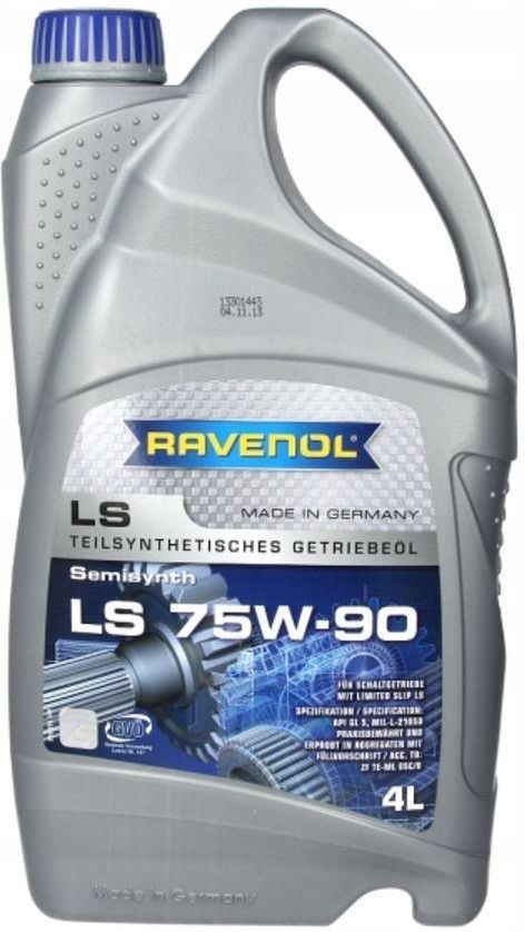 Olej przekładniowy Ravenol Olej Przekładniowy Ls 75W90 4L - Opinie i ceny na Ceneo.pl