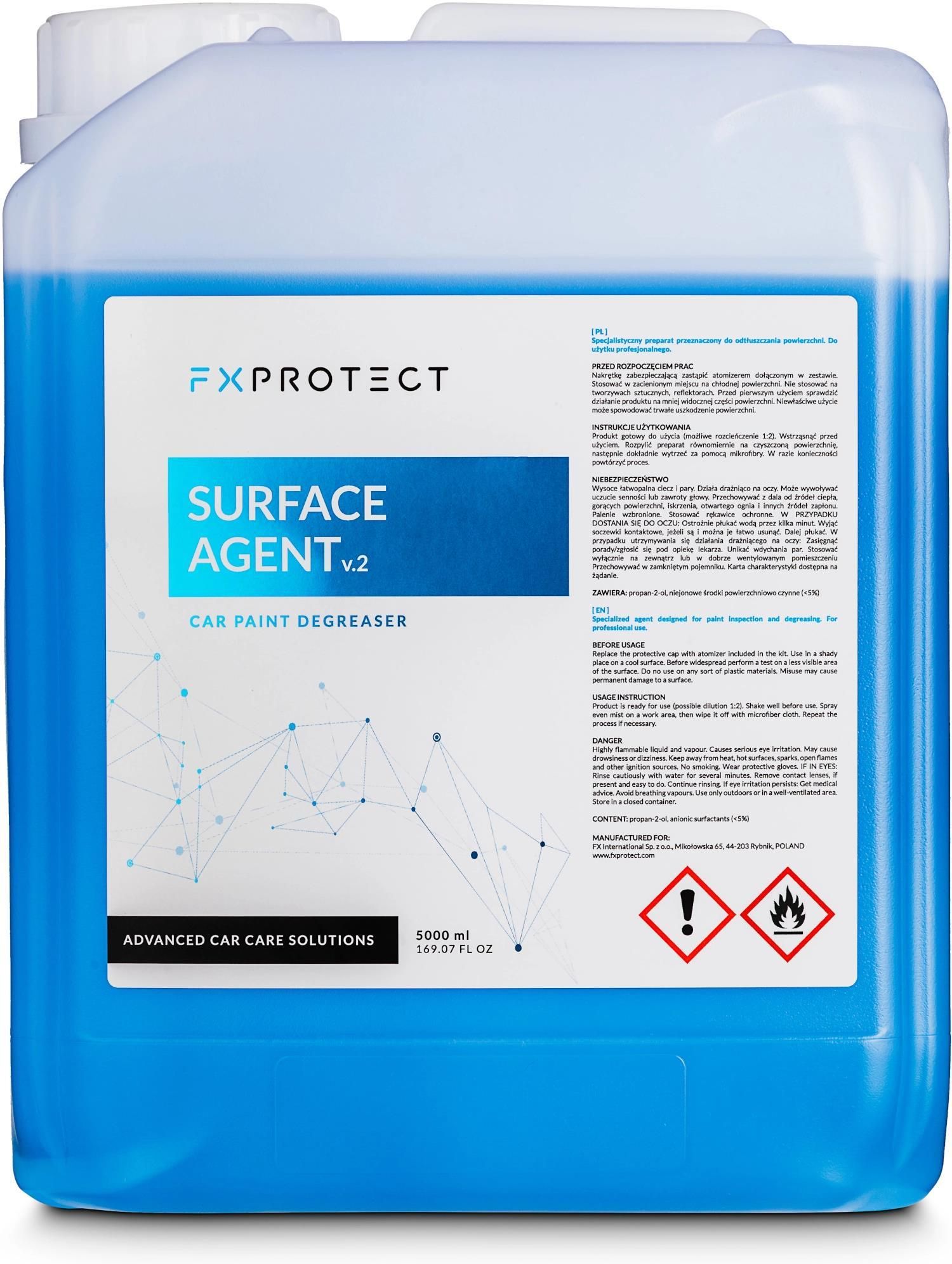 Fx Protect Surface Agent Preparat Do Inspekcji Odtłuszczania Lakieru 5L - Opinie i ceny na Ceneo.pl