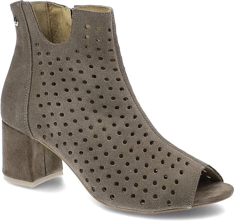 Brązowe Botki Maciejka Wygodne Skórzane Buty Damskie - Ceny i opinie - Ceneo.pl