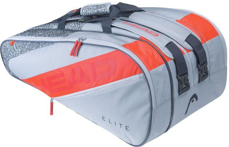 Head Torba Tenisowa Elite 12R Grey Orange - Ceny i opinie - Ceneo.pl