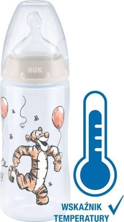 NUK First Choice+ Disney Kubuś Puchatek smoczek silikonowy 300ml 0-6M szary/tygrysek - Ceny i ...