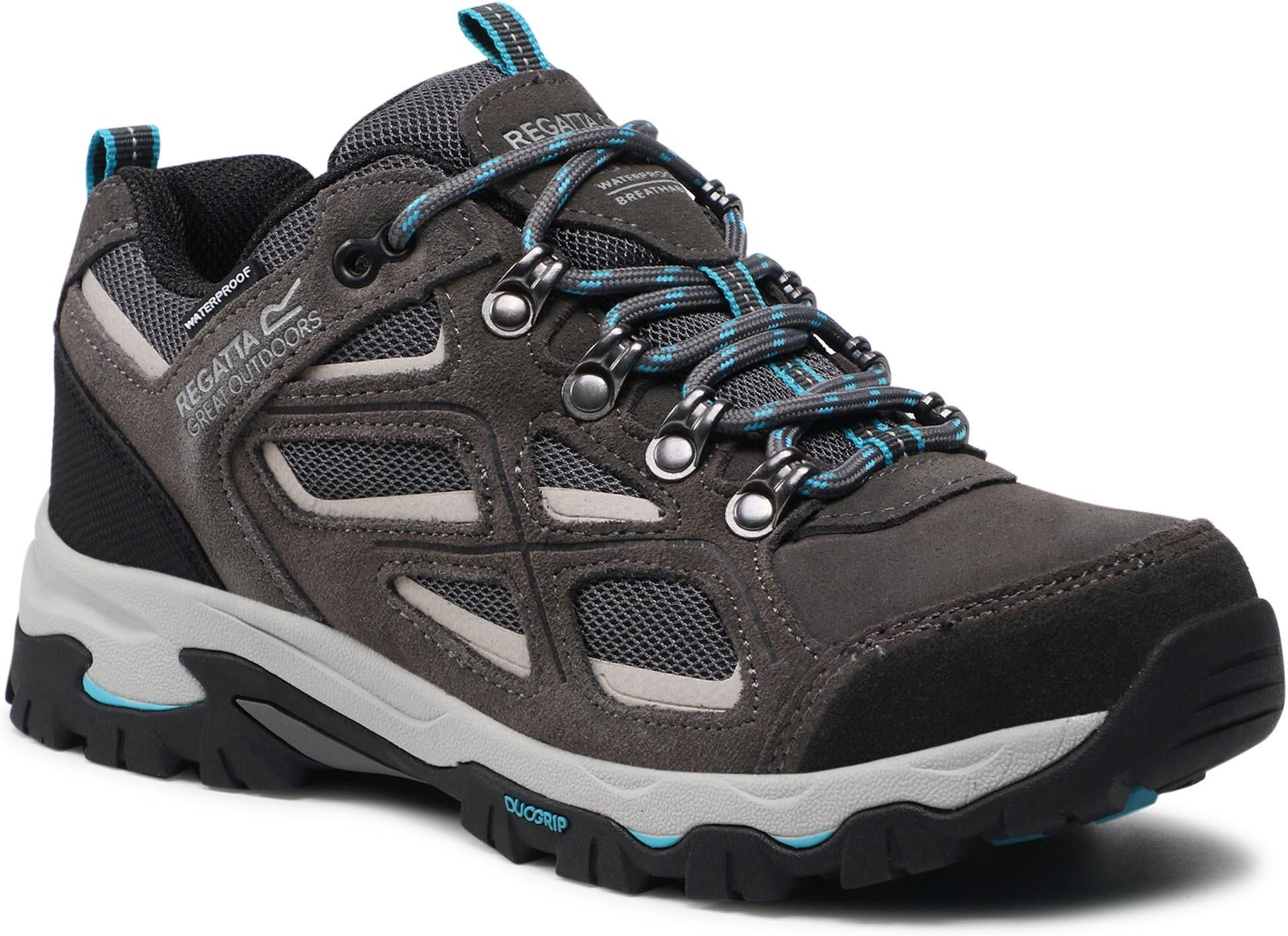 Buty trekkingowe Regatta Lady Tebay Low Rwf703 Dark Grey Niagra Blue ...