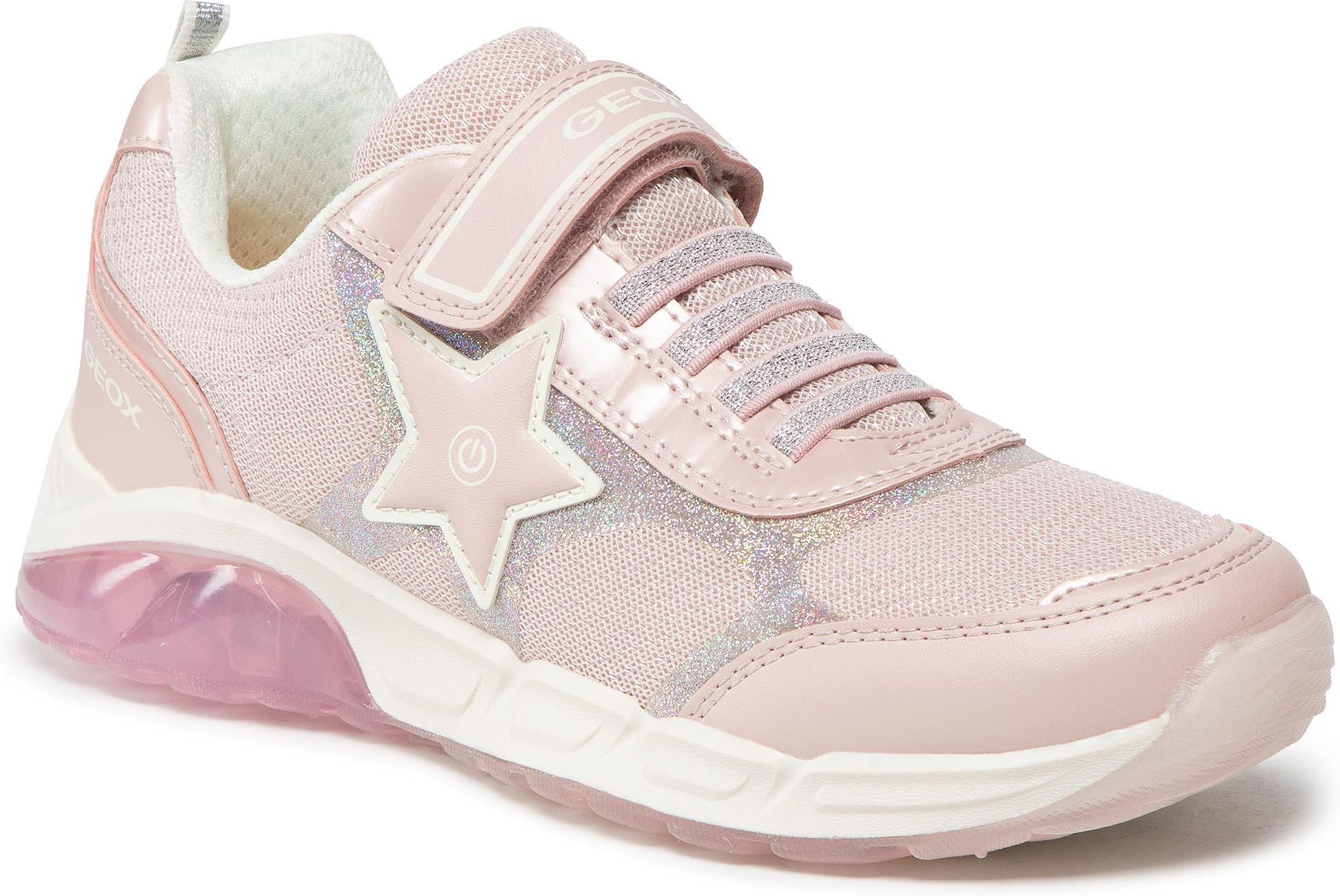 Sneakersy GEOX - J Spaziale G. A J25DAA 014AJ C8172 DD Lt Rose - Ceny i opinie - Ceneo.pl