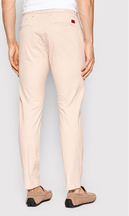 Hugo Chinosy David222D 50468314 Różowy Slim Fit - Ceny i opinie - Ceneo.pl