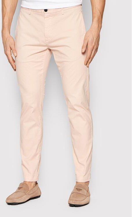 Hugo Chinosy David222D 50468314 Różowy Slim Fit - Ceny i opinie - Ceneo.pl