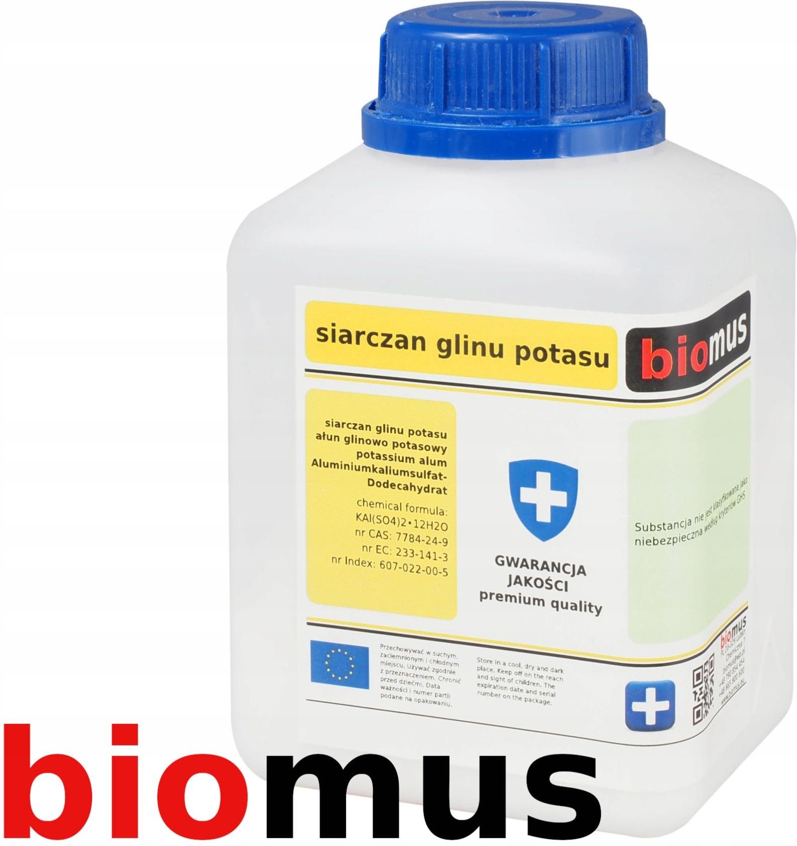 Siarczan Glinu Potasu Ałun 500G Biomus - ceny i opinie - Ceneo.pl