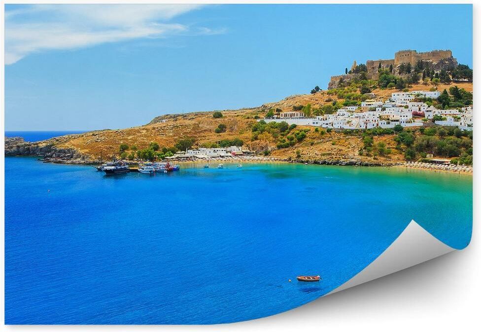Fototapety.Pl Wyspa Rodos Grecja Błękitna Woda Miasto - Opinie i ceny ...