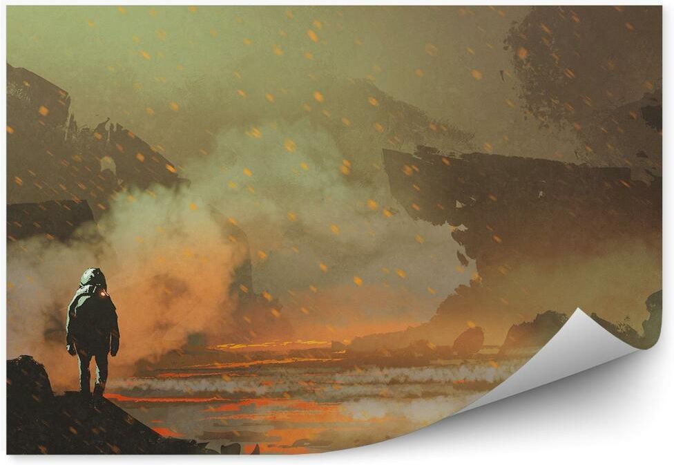 Fototapety.Pl Astronauta Planeta Woda Wulkan Lawa - Opinie i ceny na ...