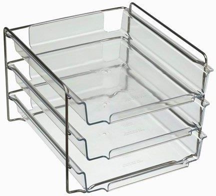 Bantex Vision Letter Trays Cash &Amp Carry 3 Pack Transparant ...