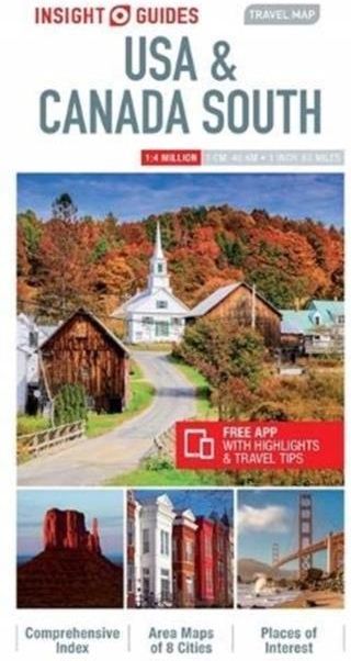 Insight Guides Travel Map Usa & Canada South ( - Literatura ...