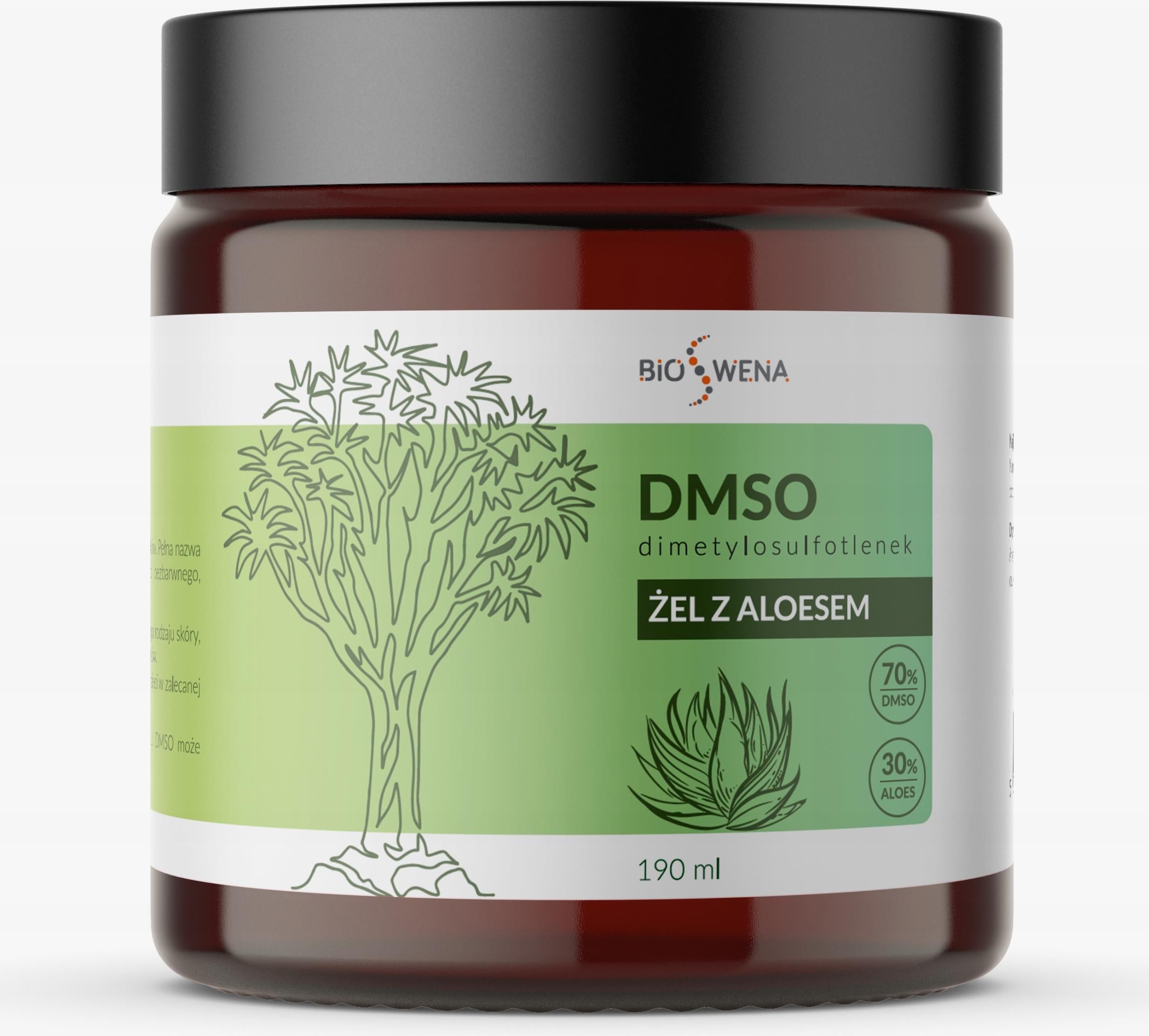 Dmso 99 9% Żel 70% Aloesem 190Ml Z Miazgi Drzewnej (BIO561) - ceny i ...