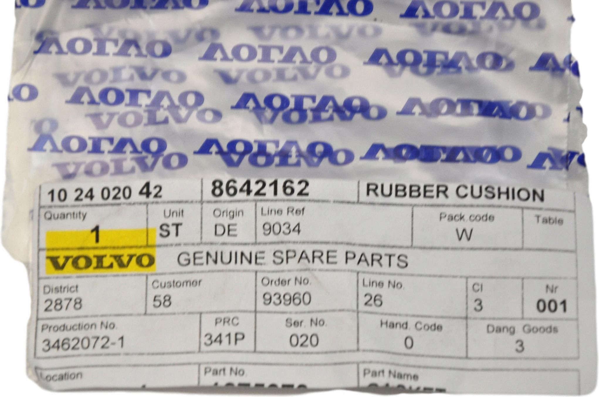 Volvo 8642162 S60 V60 Guma Poduszka Górnej Osłony Silnika - Opinie i ...