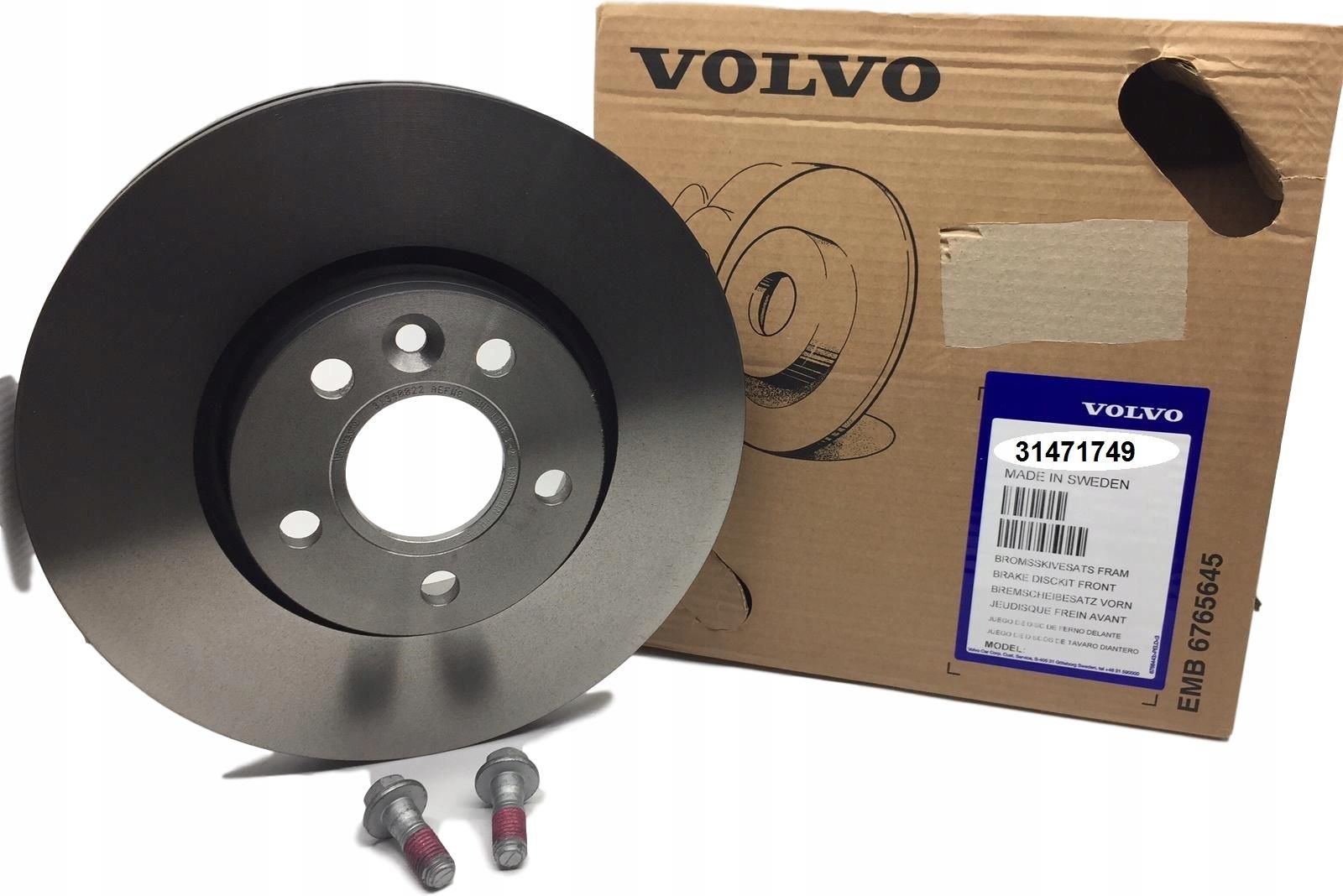 Tarcza hamulcowa Volvo 31471749 V40 V40Cc Oryginal Tarcze Hamulcowe ...