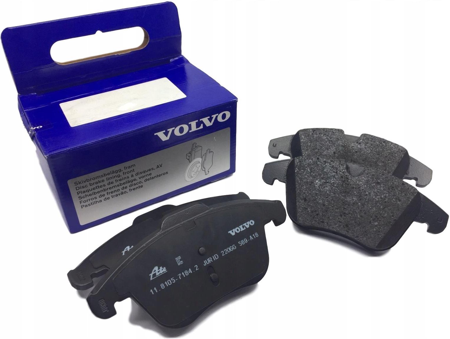 Klocki hamulcowe Volvo 30793857 S60 V60 Oryginal Klocki Hamulcowe Przód - Opinie i ceny na Ceneo.pl