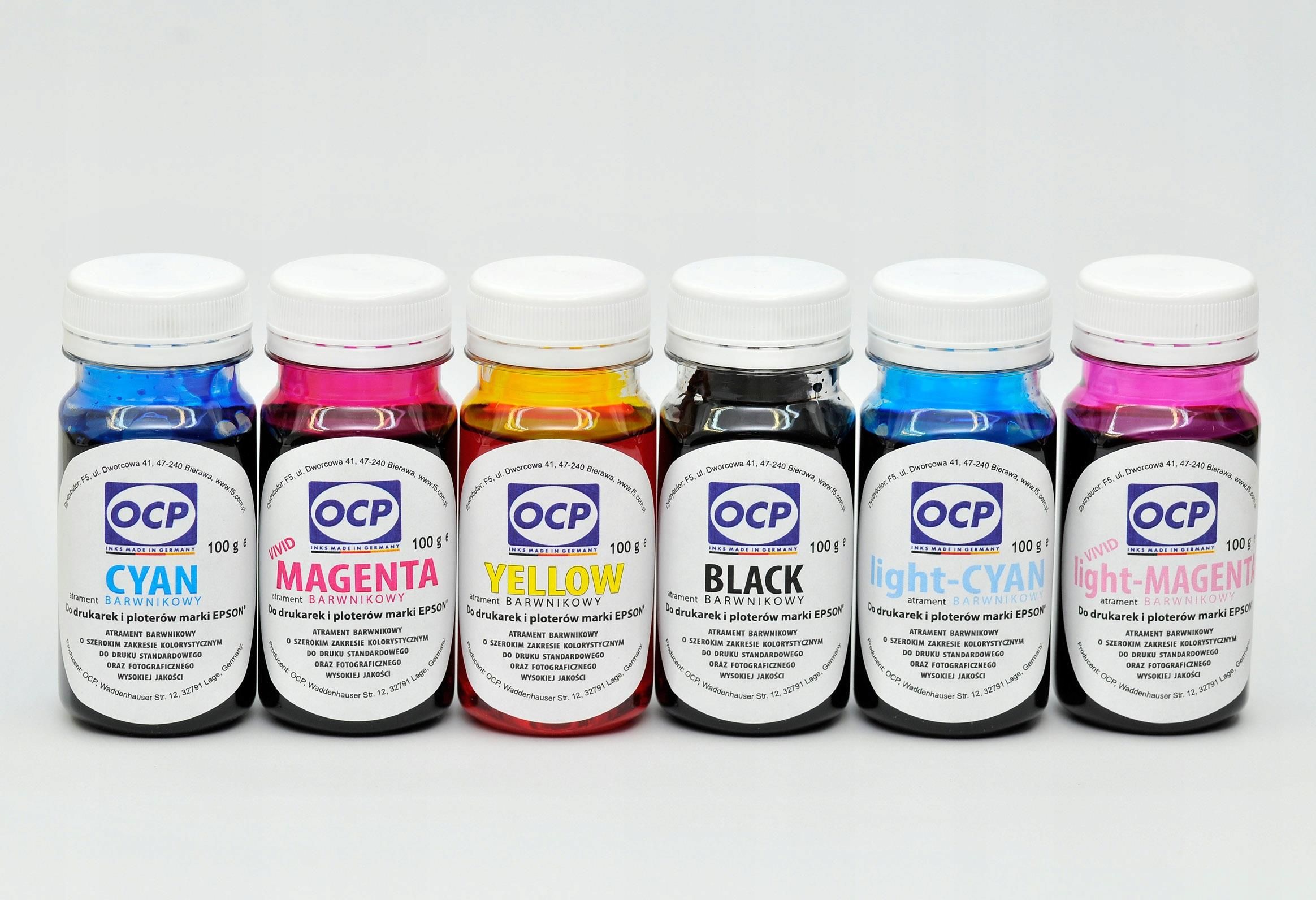 Tusz OCP INK LTD TUSZ WODNY BARWNIKOWY OCP 100G DO EPSONÓW BLACK do ...