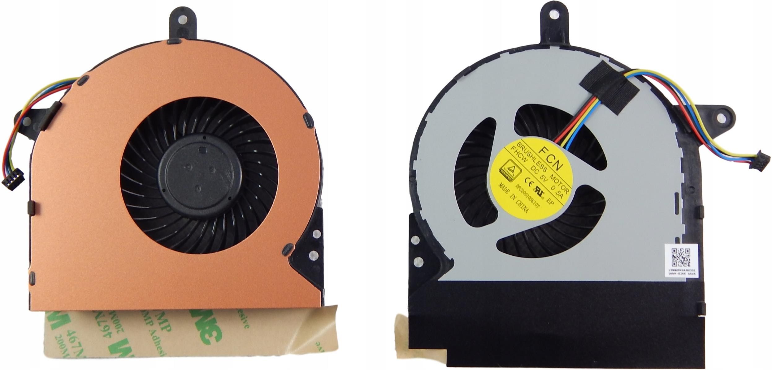 Podzespoły do laptopa TPRC WENTYLATOR ASUS ROG G752 G752VM G752VT ...